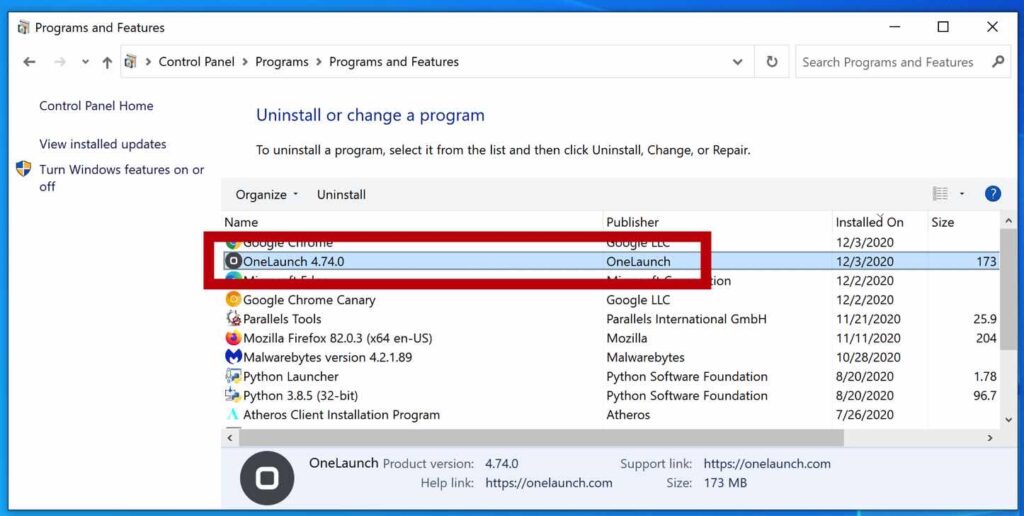 OneLaunch-Virus entfernen [Aktualisiert Dezember 2025]