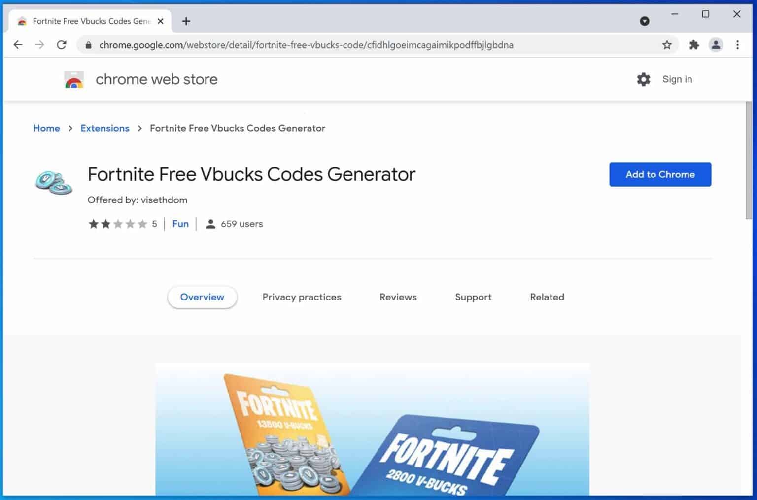 Remove Fortnite Free Vbucks Codes Generator Virus March 2023