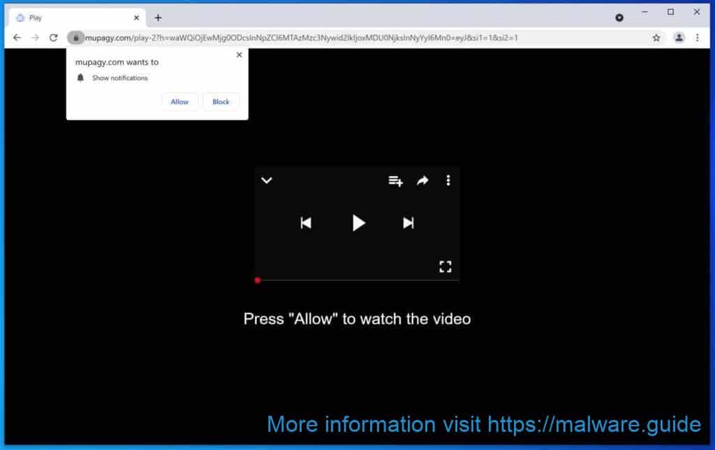 Remove Mupagy.com POP-UP ads (1 Simple Step) - Malware Guide