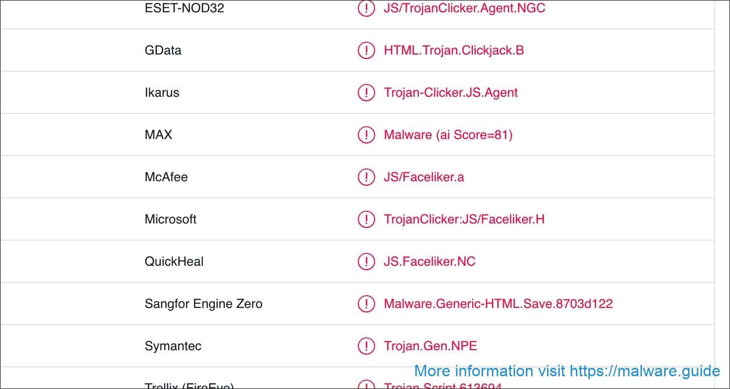 Cómo eliminar TrojanClicker:JS/Faceliker.H [Actualizado en octubre de 2025]