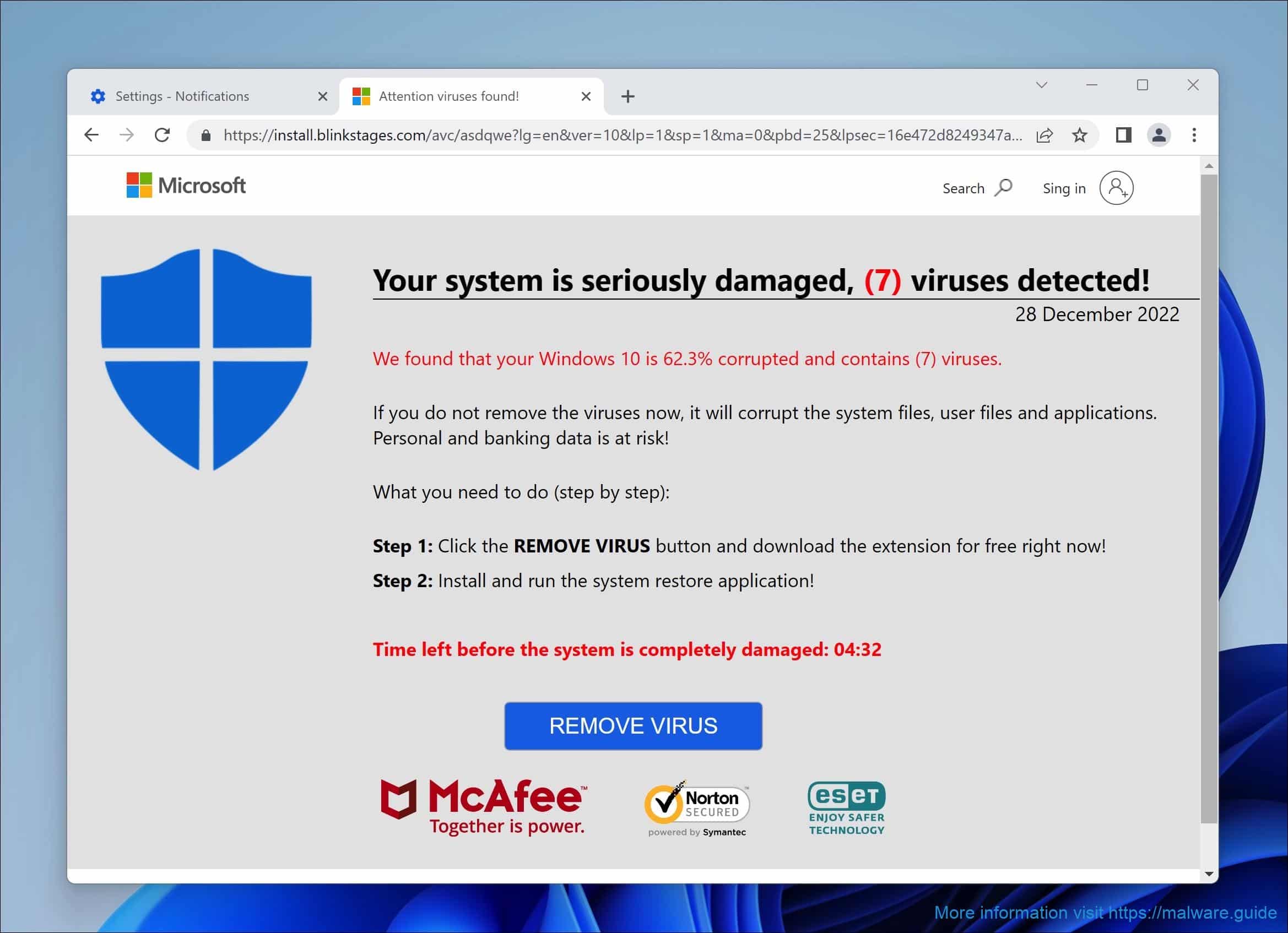 Remove Install.blinkstages.com Virus June 2024 Remove Install.blinkstages.com Virus June 2024