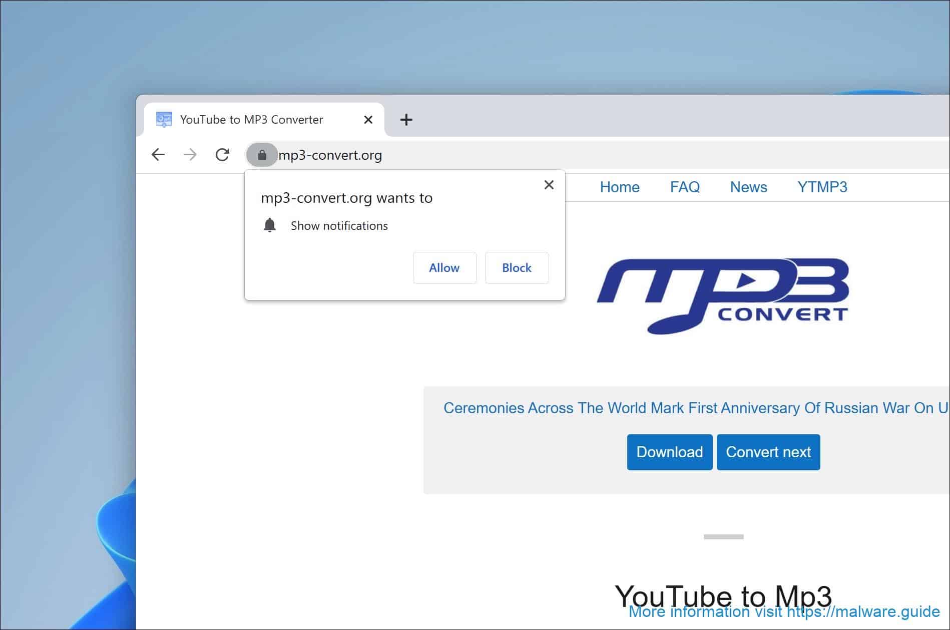 Remove Mp3-convert.org Virus