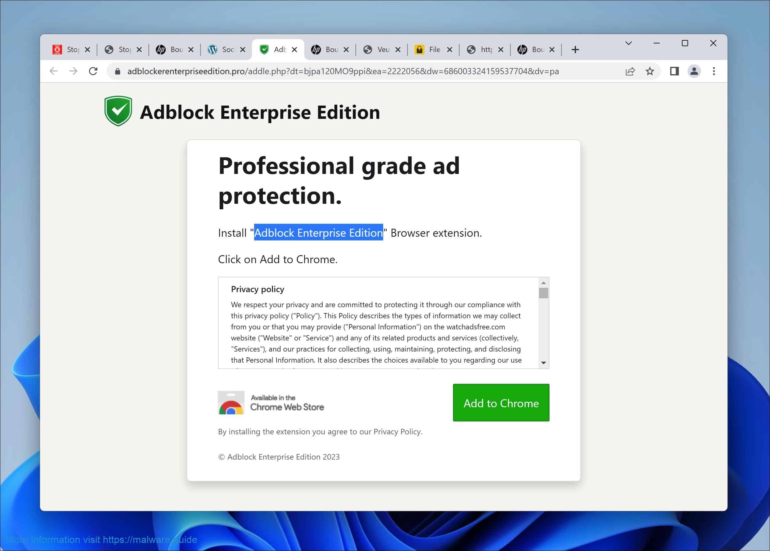 Supprimer Le Pirate De Navigateur Adblock Enterprise Edition February 2024